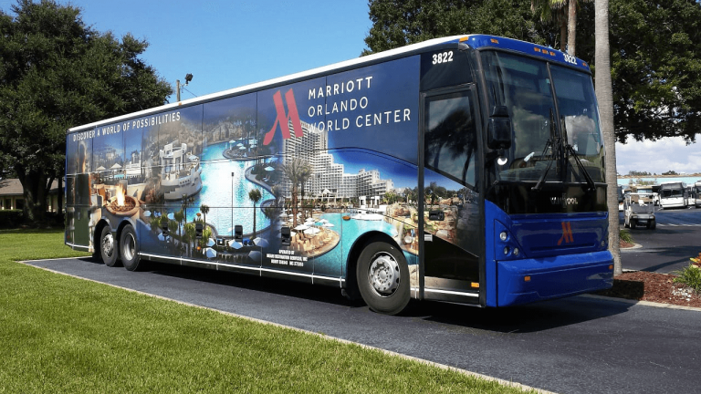 Custom Motorcoach, Bus, and Vehicle Graphics | ABC Companies