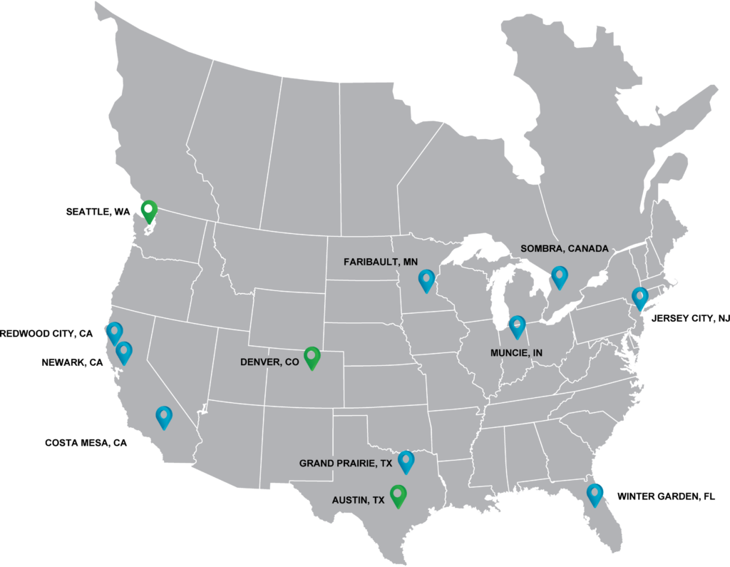 Locations of our World-Class Facilities | ABC Companies